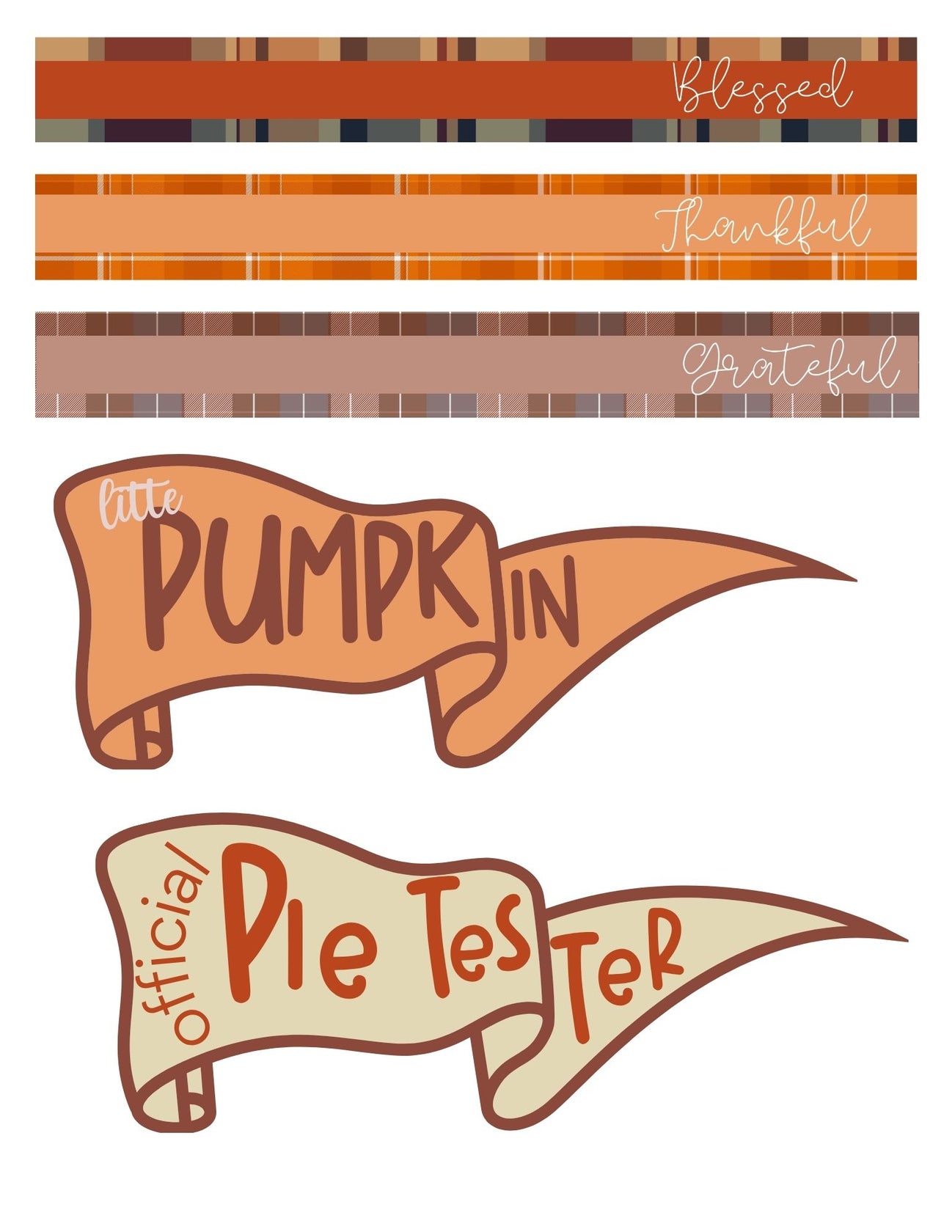 Fall Pennant Flags – paper.ink.scissors