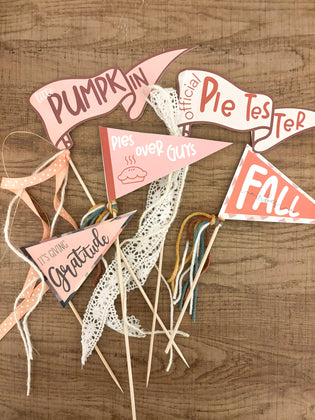 Fall Pennant Flags – paper.ink.scissors